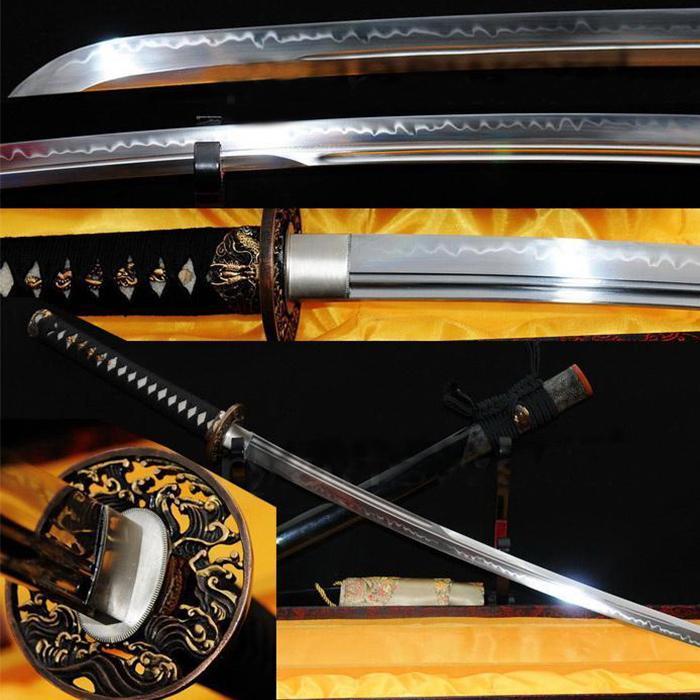 Sharp Blade Samurai Sword Handmade Full Tang Clay Tempered – Makoto ...